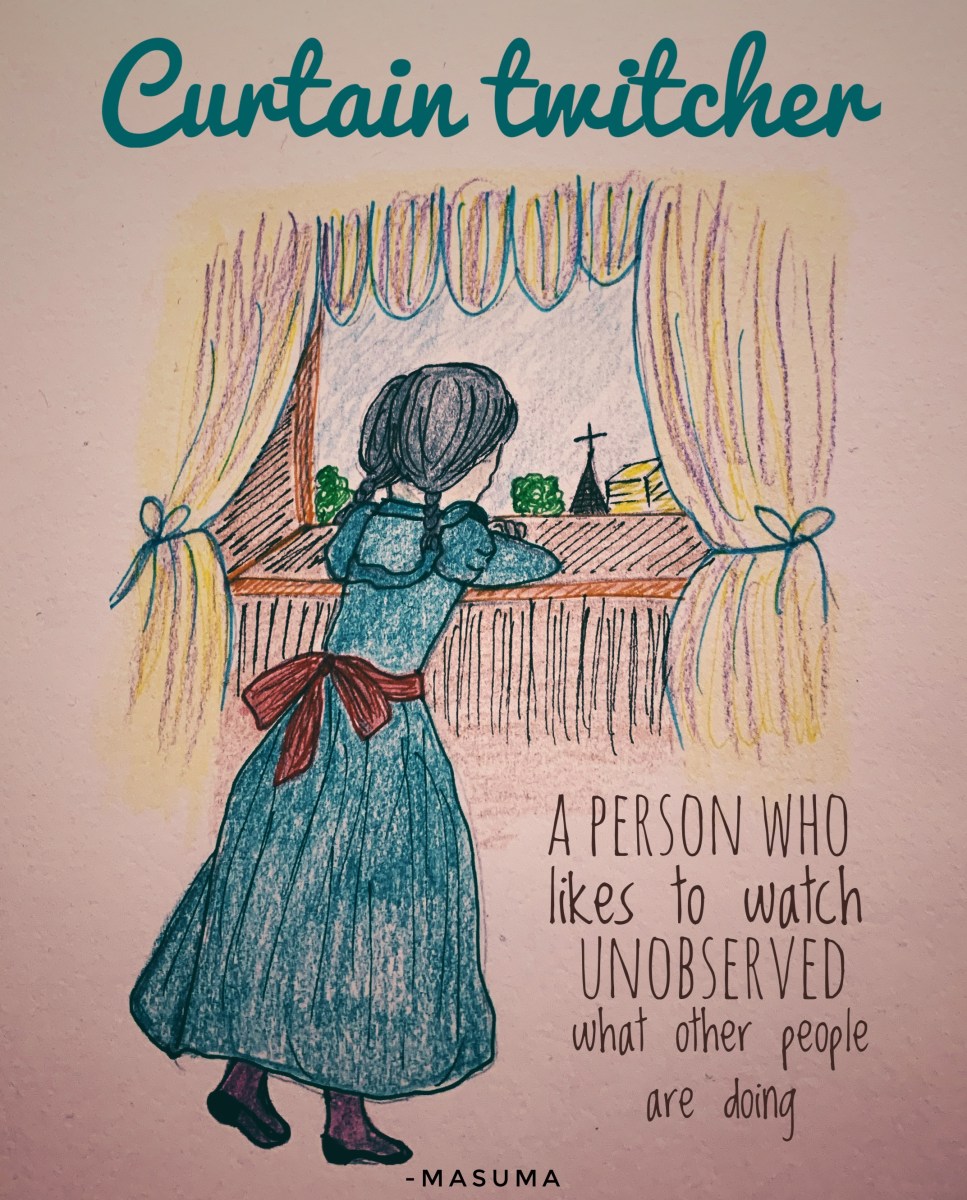 Curtain twitcher – Swabhaw – where you Feel WORDS